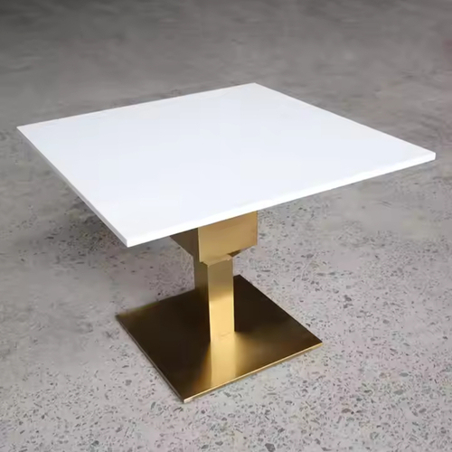 Corian Solid Surface Stone Cafe Table Modern Tea Coffee Tables
