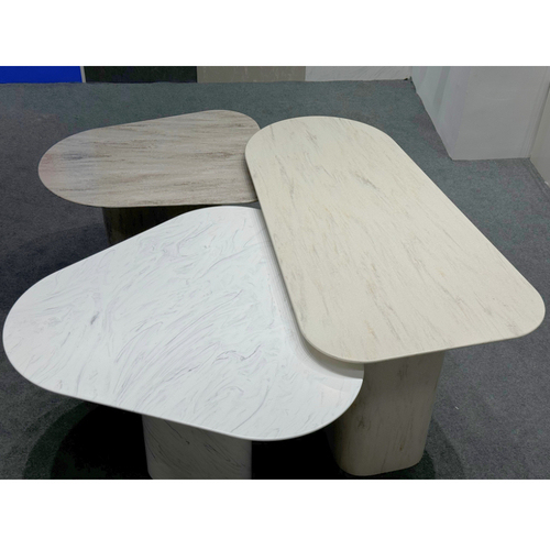 Corian Solid Surface Stone Cafe Table Modern Tea Coffee Tables