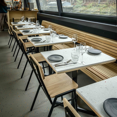 Corian Solid Surface Stone Cafe Table Modern Tea Coffee Tables