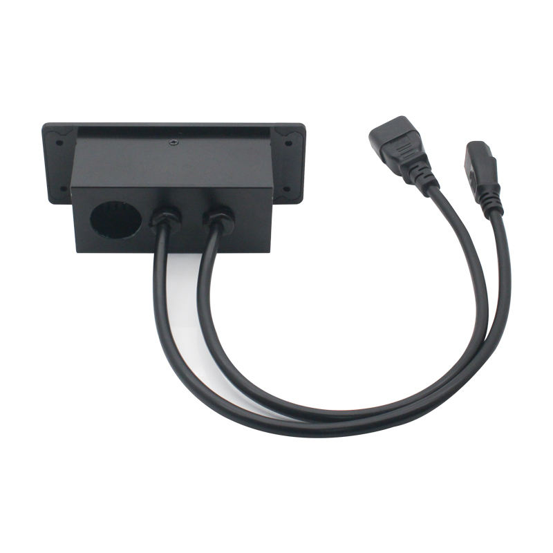 Black USBC socket Desktop USB Socket Desk Universal Panel Socket ...