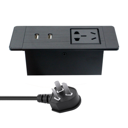 Black USBC socket Desktop USB Socket Desk Universal Panel Socket ...