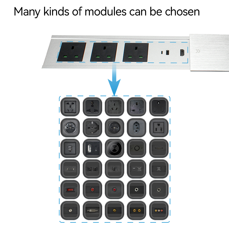 New slip socket living room slide flip up electrical sockets UK UAE ...