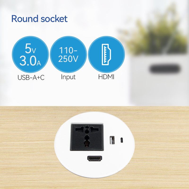 GST Universal Power Grommet Customized Color with Type C charging HDMI ...