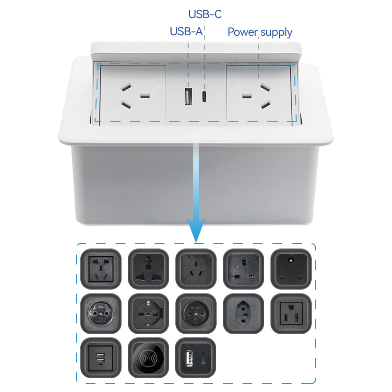 Australian standard electric home safety ABS pop up socket with 15 w ...