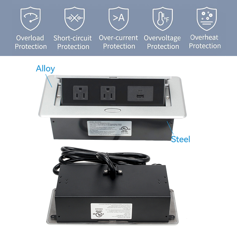 GAOST table sliver pop up socket countertop pop up plug countertop ...