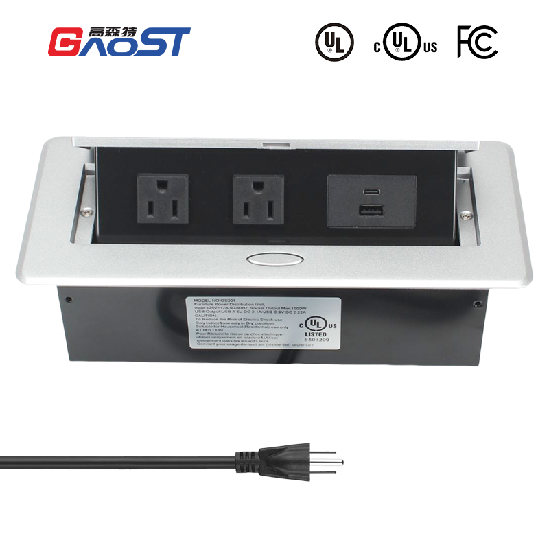 GAOST table sliver pop up socket countertop pop up plug countertop ...