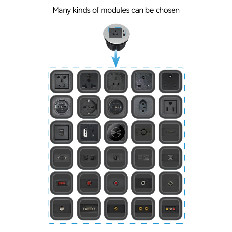 Gaost Austrilian standard table desk power grommet with USB A+Type-C ...