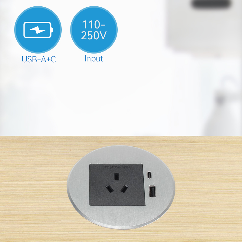 Gaost Austrilian standard table desk power grommet with USB A+Type-C ...