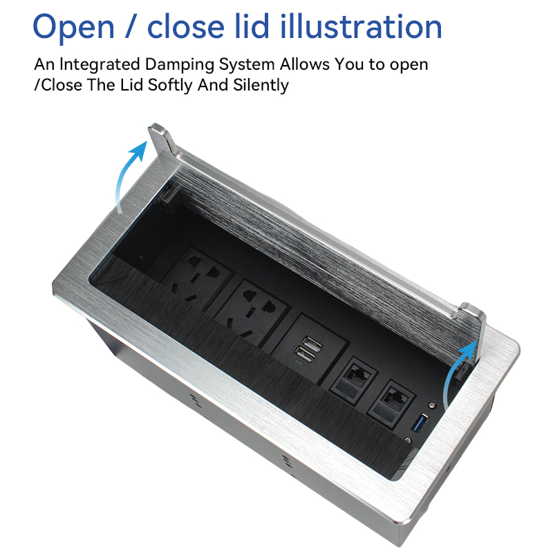 Conference table flip up socket cable cubles flat outlet luxury socket ...