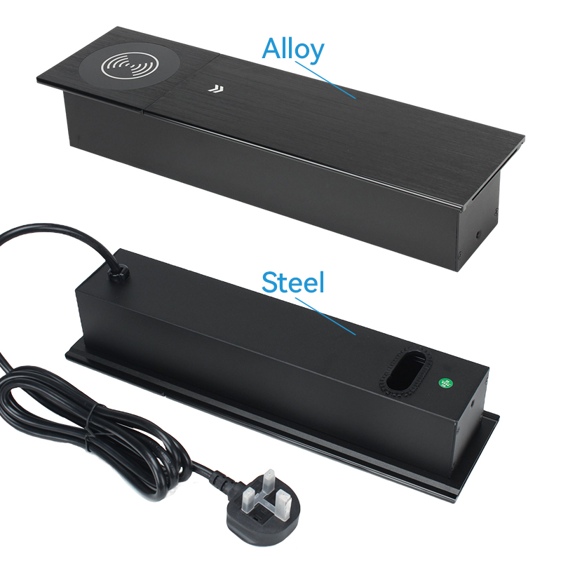 Universal flush mounted sliding socket 10 W wireless iphone wireless ...