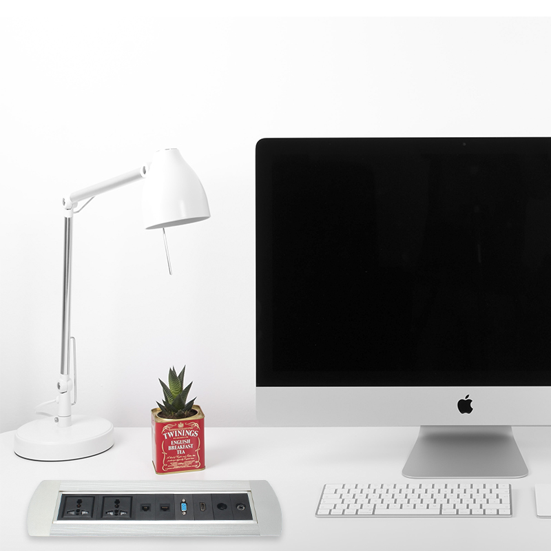 Table GB switch phone ipad clamp socket desk edge power strip PD 65W 20 ...