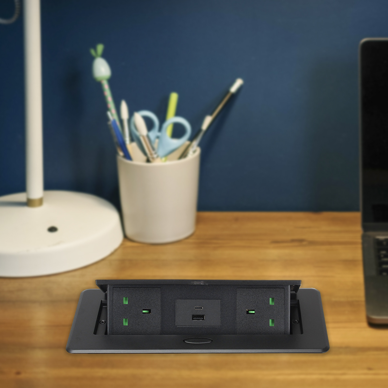 Table pop up socket PD 20W charger flushed mounted Ipad Huawei Apple ...