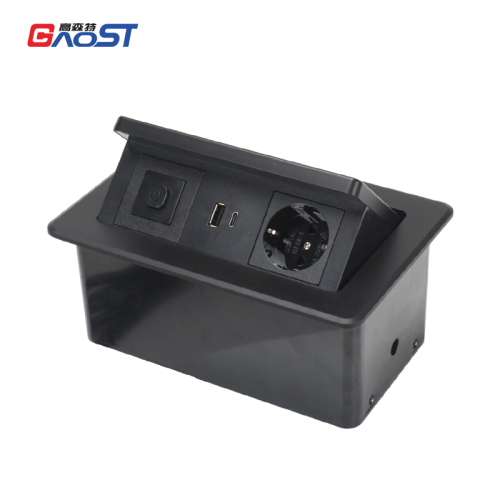 Pop Up Outlet Electrical Power Socket for Kitchen Countertop ...