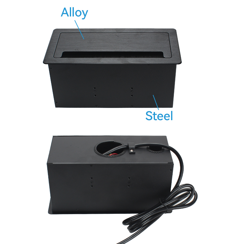 Furniture Tabletop Electrical Universal 13A Flip Up Socket Power Strip ...