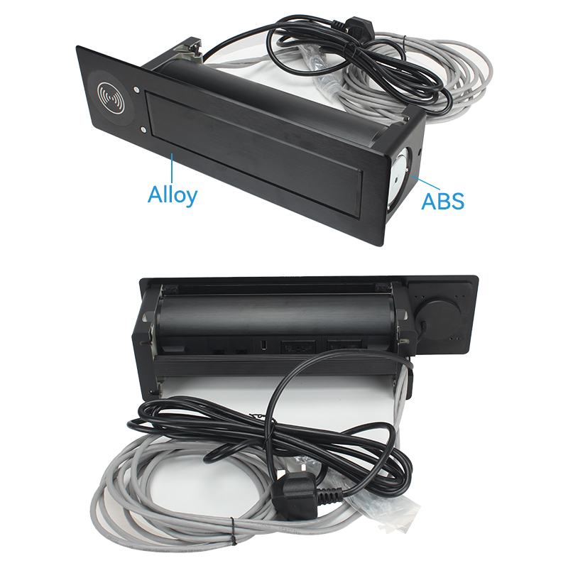 Smart Desktop Table 15w Wireless Outlet Universal Socket Cat6 RJ45 ...