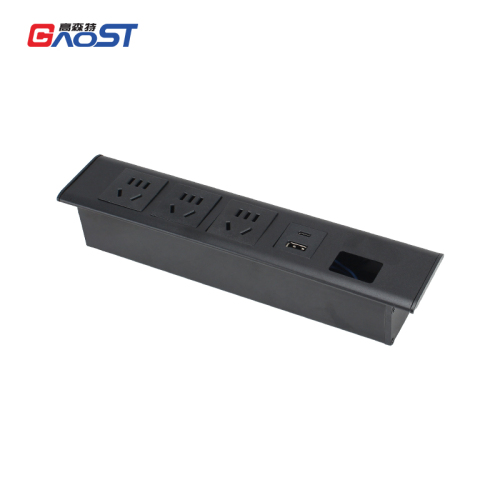 Conference Recessed Outlet Power Strip With USB Port At Plug Power ...