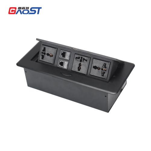 Pop Up Electrical Socket With Power Plug For Office Table Tabletop Socket Desktop Socket Table