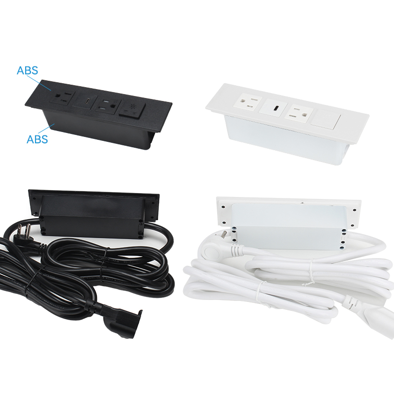 UL CUL Certified Desktop Built In Power Socket With 2 Power Outlets ...