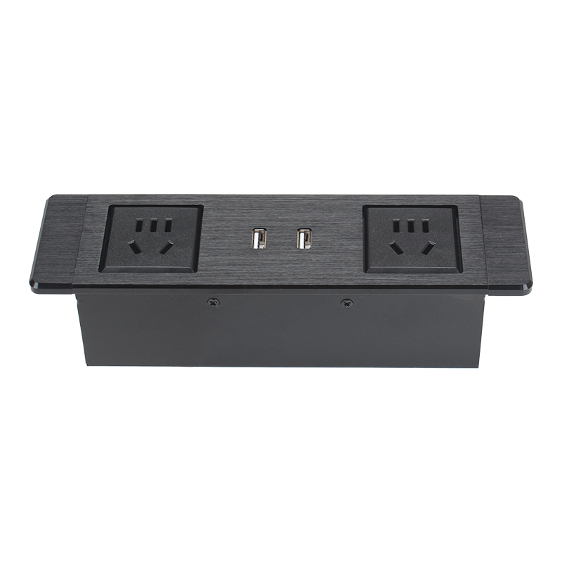 Desktop Built In Recessed Power Socket With China Outlets And USB ...