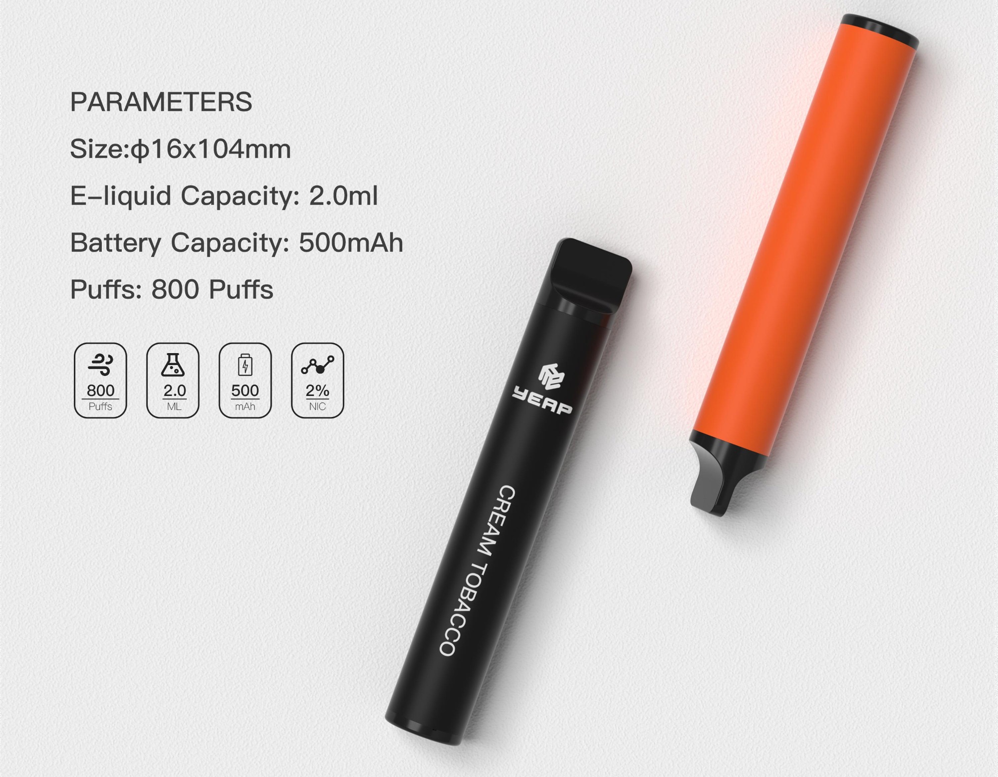 800 Puffs Disposable Pod Vape Pen from Shenzhen