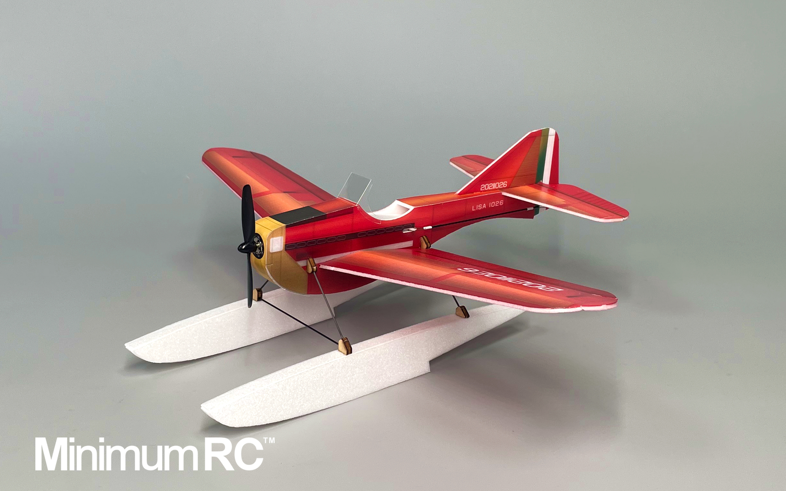 LISA Magnificent Italian Vintage Sea-plane Q-series 4CH RC airplane kit