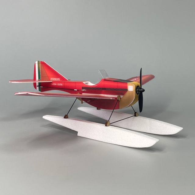 LISA Magnificent Italian Vintage Sea-plane Q-series 4CH RC airplane kit