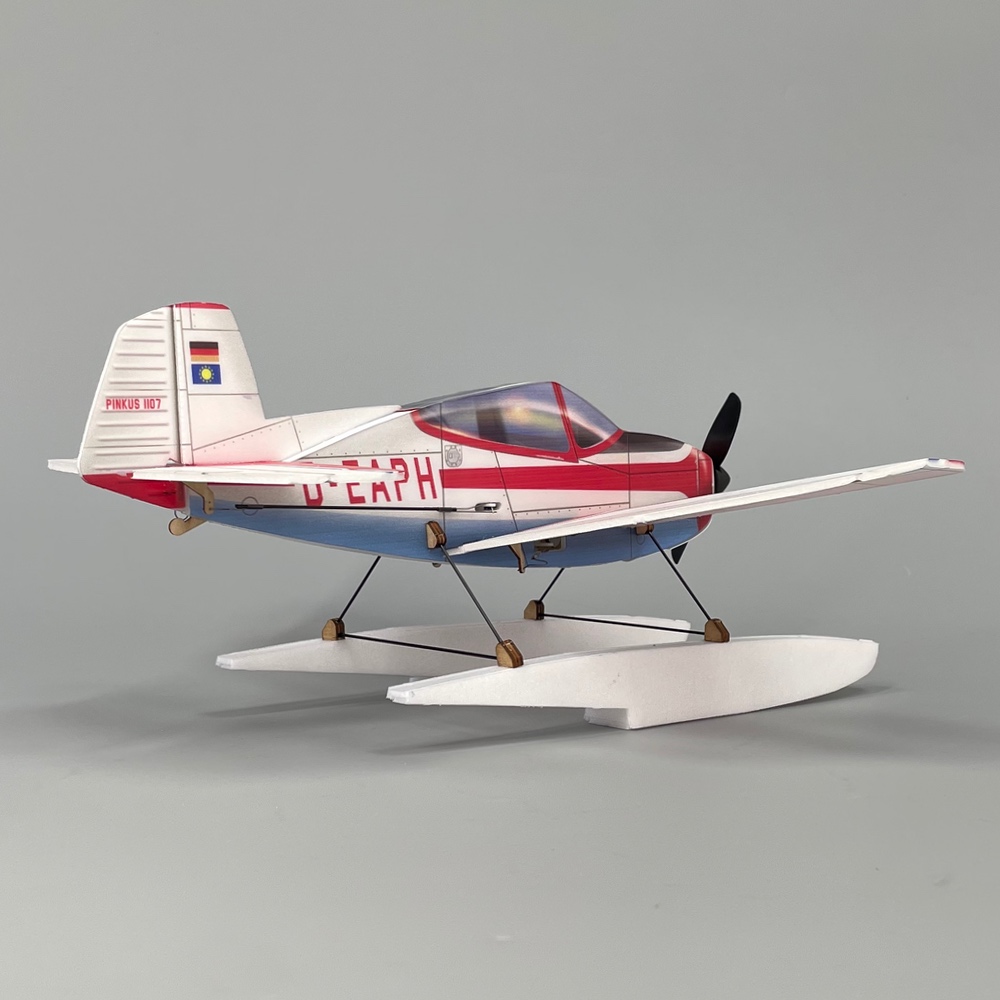 Pinkus Float Aerobatic 4CH 320mm micro RC aircraft created by Hilmar Lange