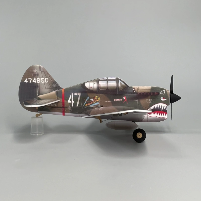 P-40 Flying tigers fighter 4CH 320mm micro RC aircraft kit