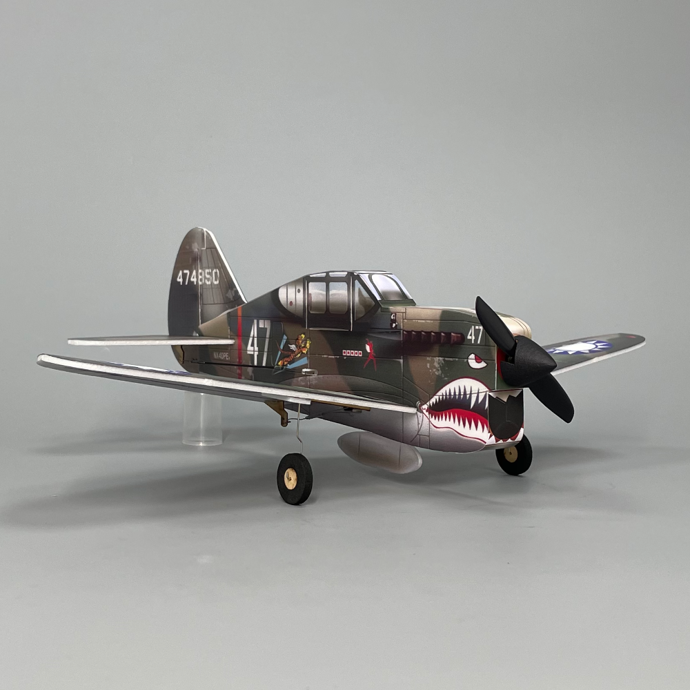 P-40 Flying tigers fighter 4CH 320mm micro RC aircraft kit