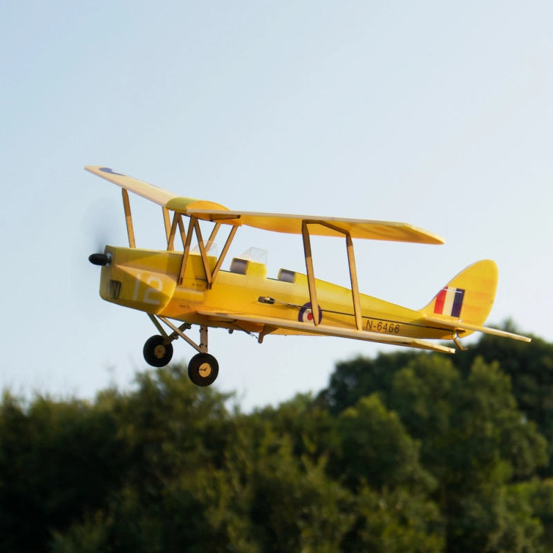 Tigermoth DH-82A Micro Scale 4CH 360mm RC airplane kit