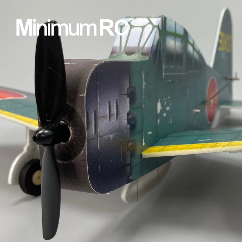 [US] A6M5-Zero Q-series 4CH RC airplane smallest 4CH airplane in the ...