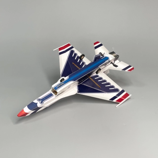 [US] F16 Thunderbird 3CH all-moving tail 250mm pusher micro RC aircraft kit