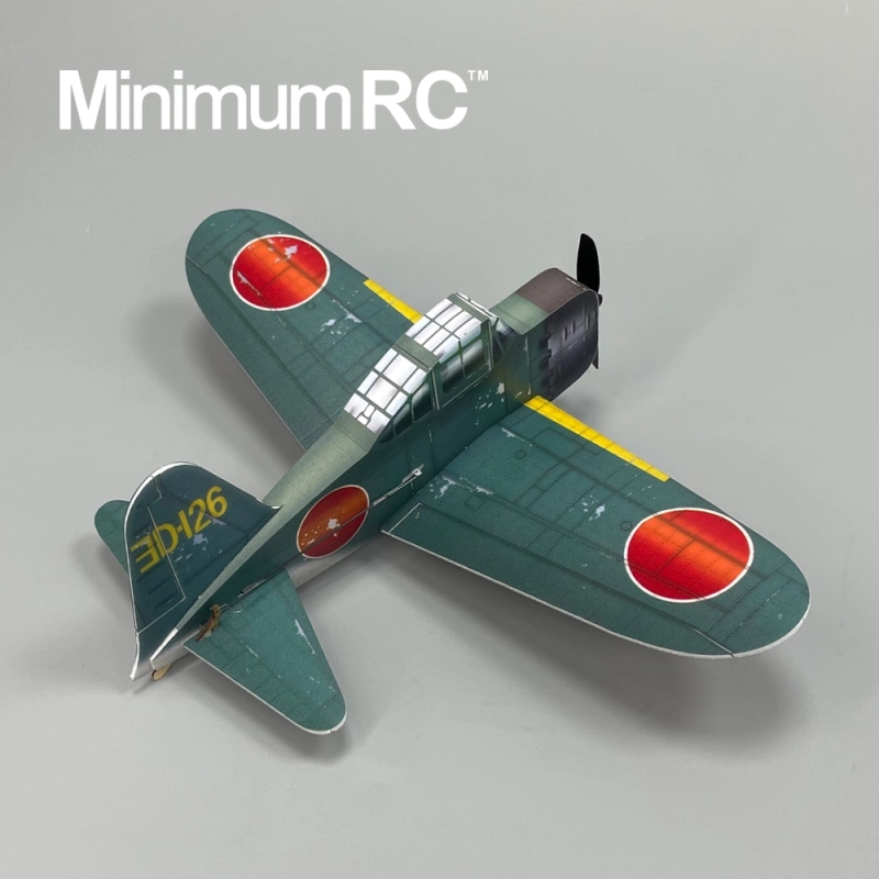 [US] A6M5-Zero Q-series 4CH RC airplane smallest 4CH airplane in the ...