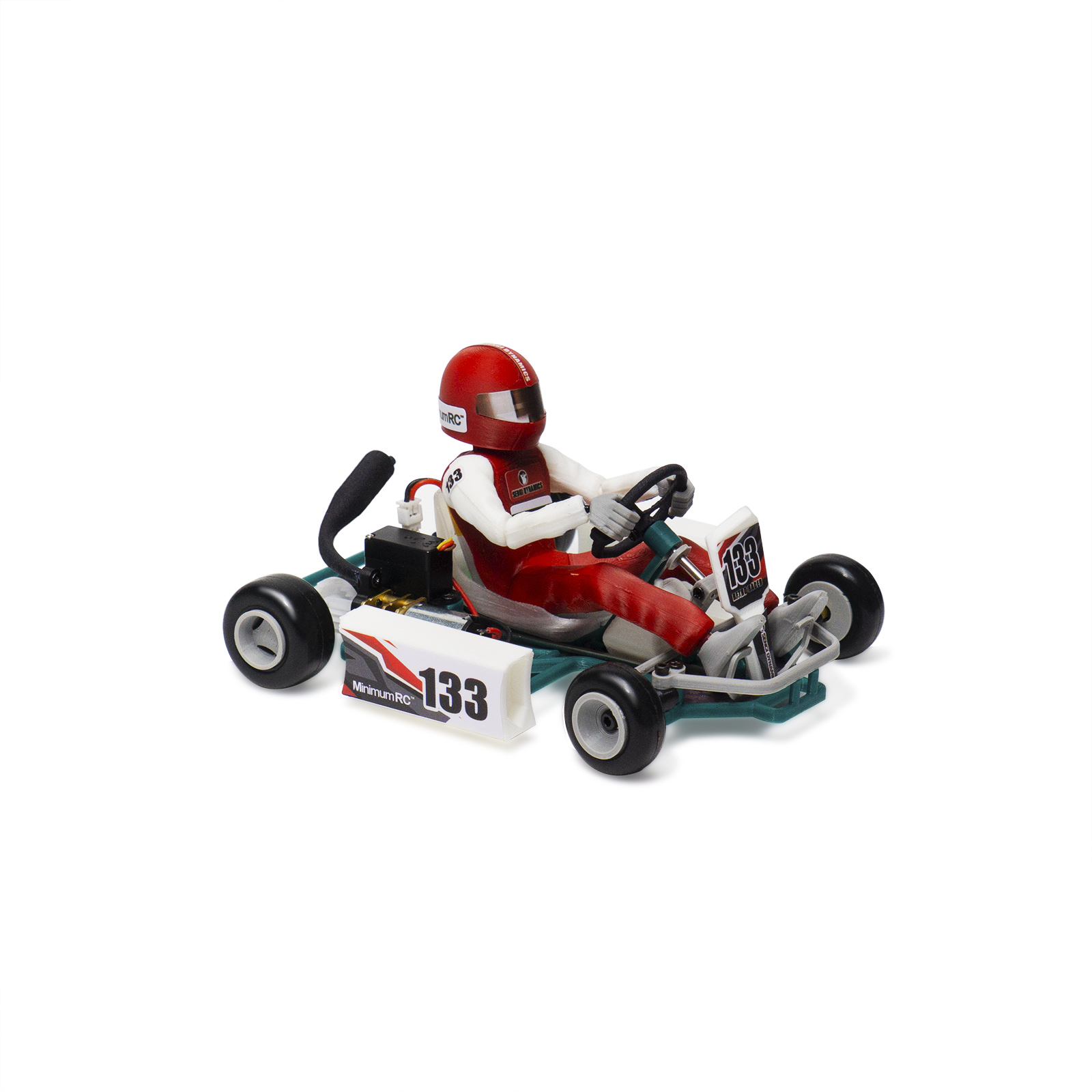 Retro Racer Micro Scale RC Go Kart Full Set