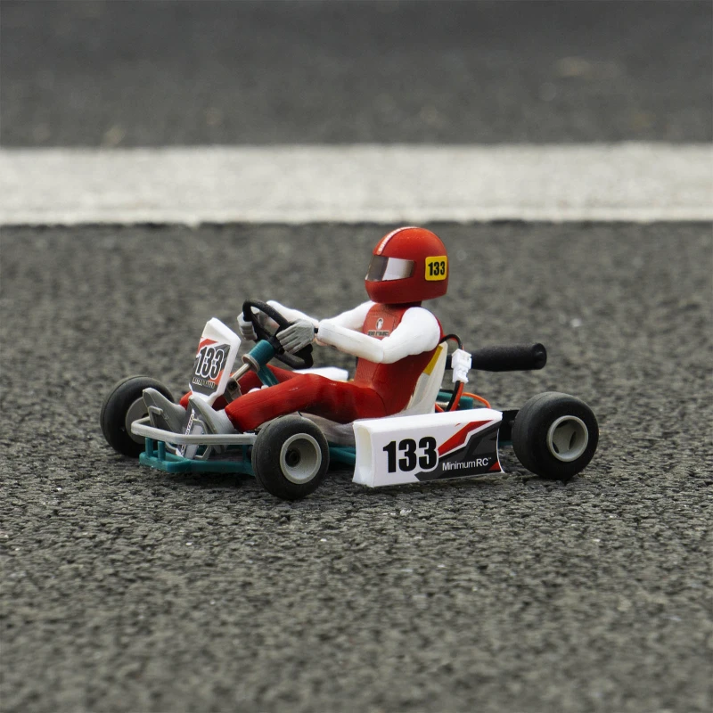 Retro Racer Micro Scale RC Go Kart Full Set