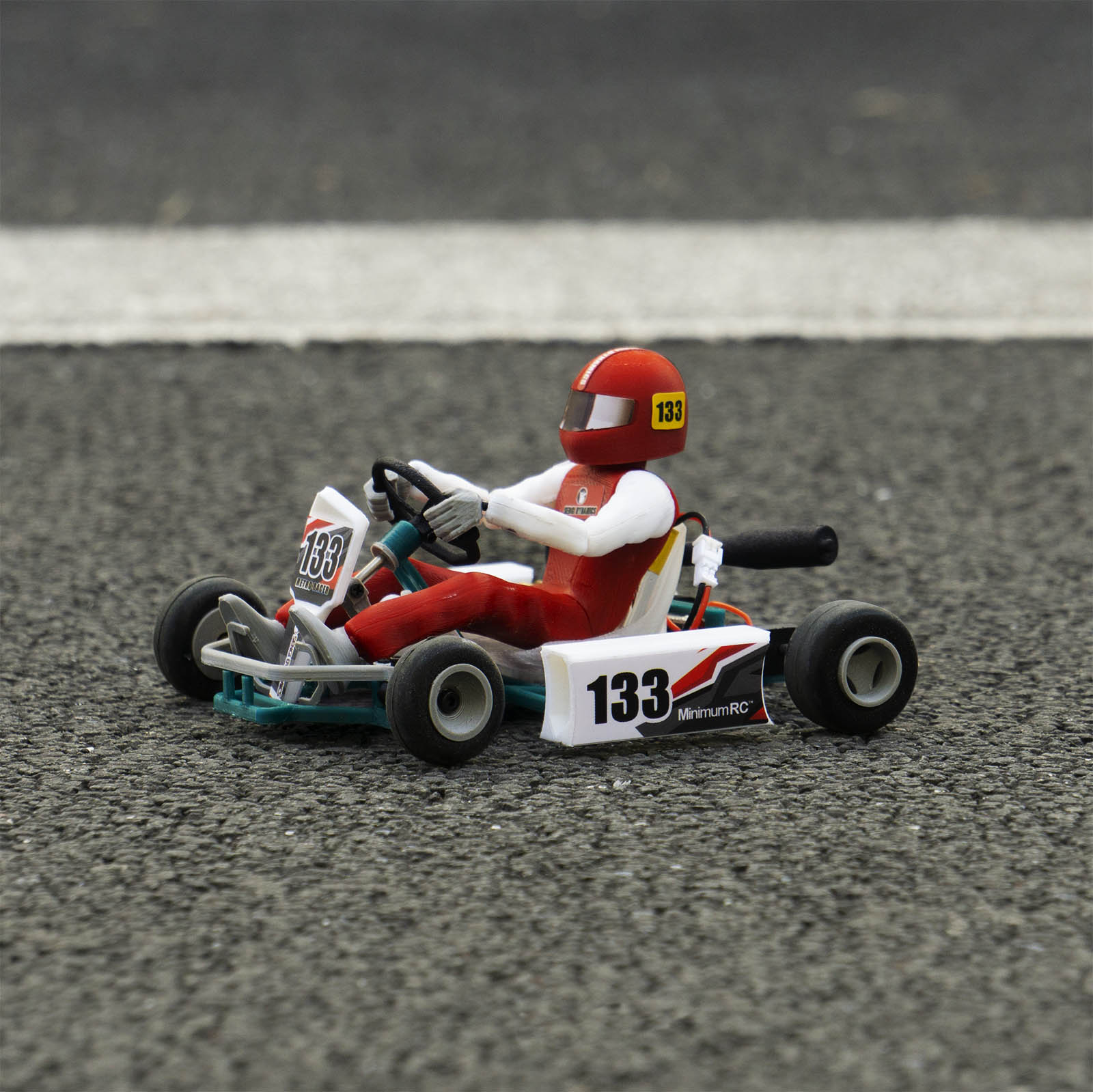 Retro Racer Micro Scale RC Go Kart KIT