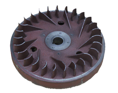 China 178F 6HP Air Cool Diesel Engine flywheel
