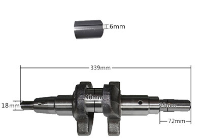 China 186F 186FA Air Cool Diesel Engine Crankshaft