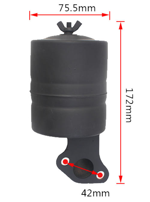 Muffler Silencer Assy. For China Model 168FD 170FD 3HP/3.5HP Small Air ...