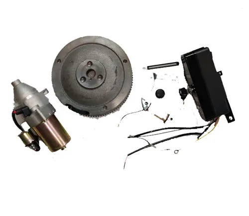 Black Color Electric Start Kit Fits For 182F 188F 190F 192F GX340 GX390 ...