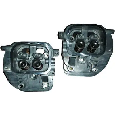 Left And Right Cylinder Heads Assy. W/ Valves & Springs Assembled For ...
