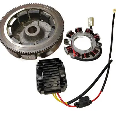 300W 25A Charging Lighting E-Start Flywheel Coil Kit With Regulator ...