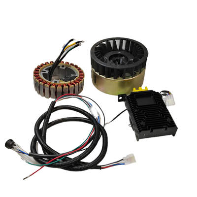 5000W PMG 72V DC Generator (Rotor+Stator) With Automatic Controller and ...