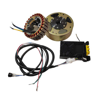 5000W PMG 60V DC Generator (Rotor+Stator) With Automatic Controller and ...