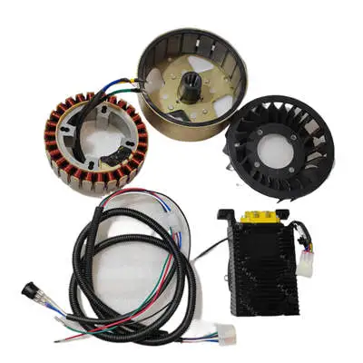 5000W PMG 60V DC Generator (Rotor+Stator) With Automatic Controller and ...