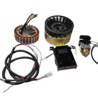 5000W PMG 60V DC Generator (Rotor+Stator) With Automatic Controller and ...