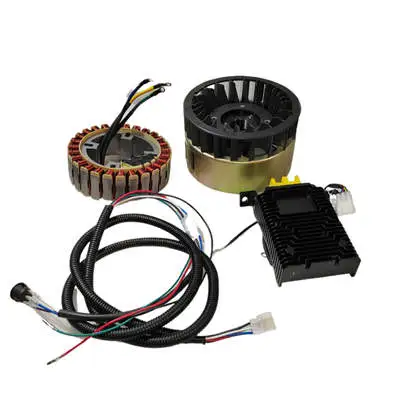 5000W PMG 48V DC Generator (Rotor+Stator) With Automatic Controller and ...
