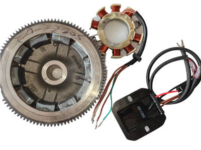 Flywheel Alternator Kit For Rato R500-V 500CC 19.5HP Single Cylinder 4 ...