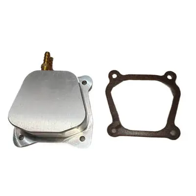 Billet Aluminum Valve Cover with NPT Nozzles and Corky Gasket For Small ...