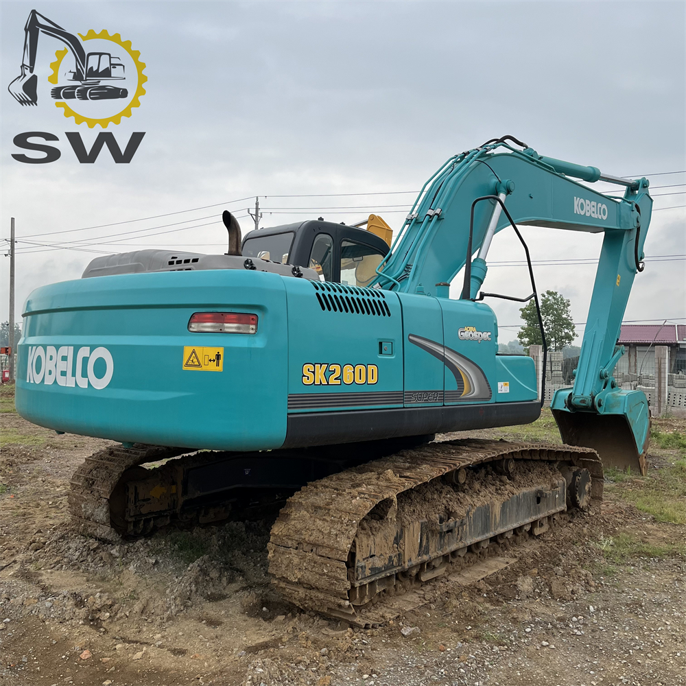 Used KOBELCO SK260D SK260LC Excavator, 26 Tons medium hydraulic crawler ...